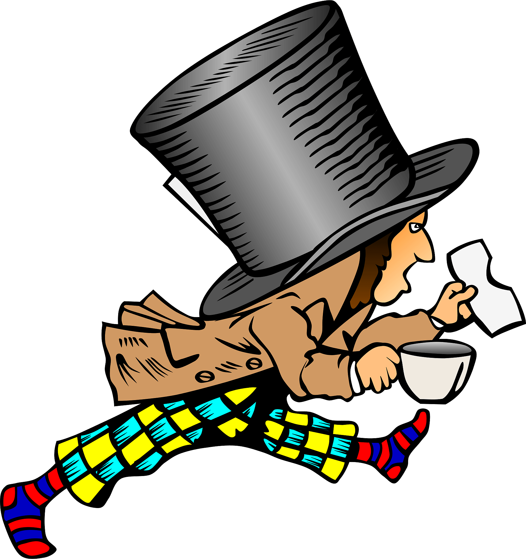 Alice In Wonderland Clip Art Mad Hatter Hat