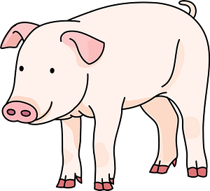 Pig - Free vector clipart images on creazilla.com
