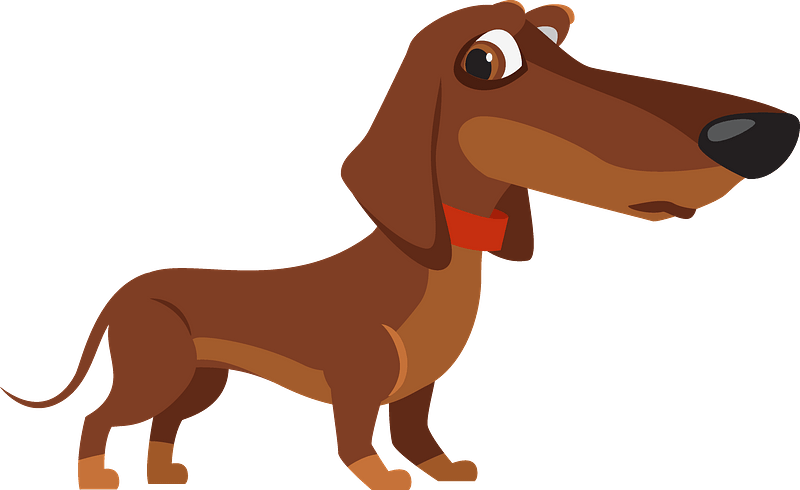 Dachshund Cartoon Clipart