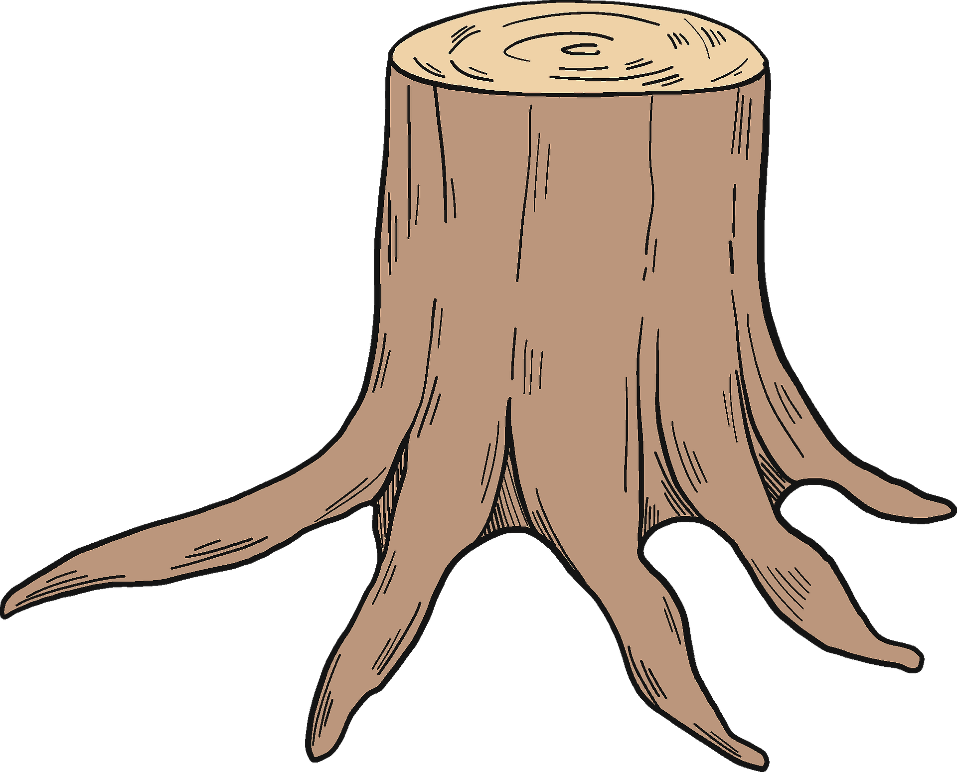 Tree Stump Clipart