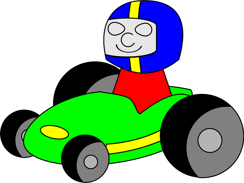 Go Kart Racing Clip Art