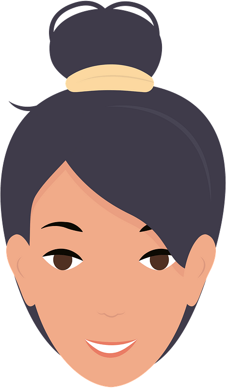 Girl head - Free vector clipart images on creazilla.com