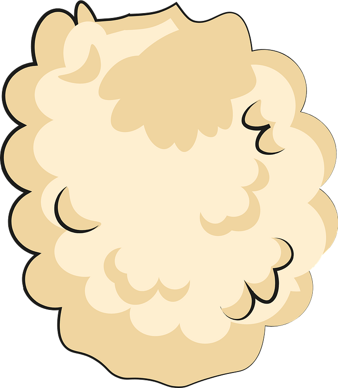 Sheep body - Free vector clipart images on creazilla.com