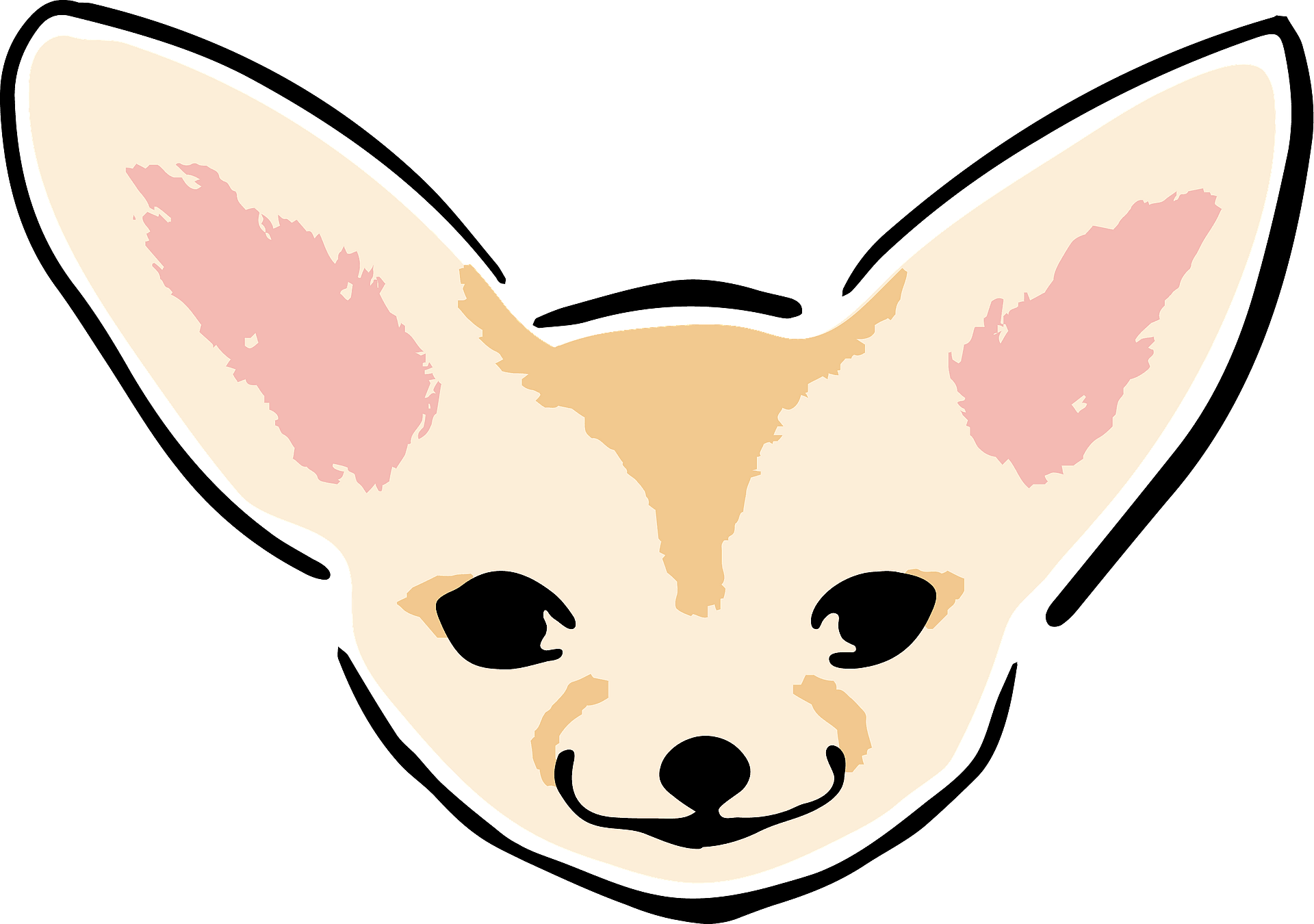 Cute Fennec Fox Clip Art