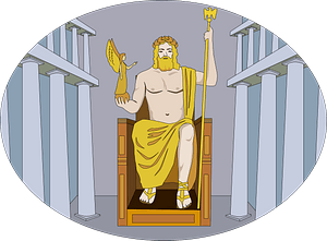 Statue of Zeus at Olympia clipart. Free download transparent .PNG ...