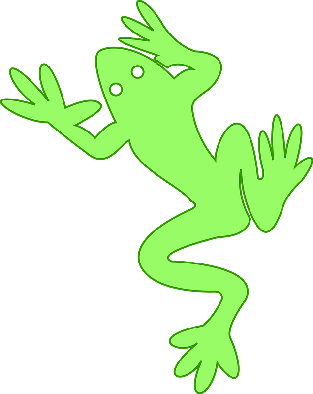 Simple frog clipart. Free download transparent .PNG | Creazilla