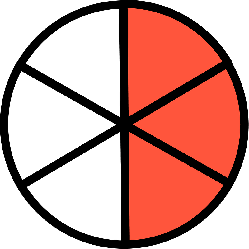 18-Vermilion Circles Fractions 3:6 clipart. Free download transparent ...