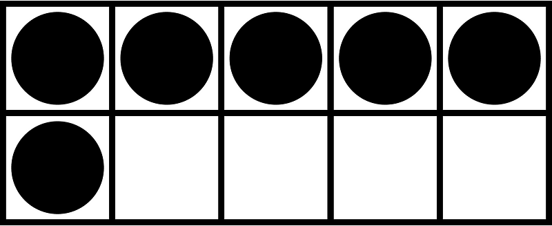 Black Ten Frames 6|10 clipart. Free download transparent .PNG | Creazilla