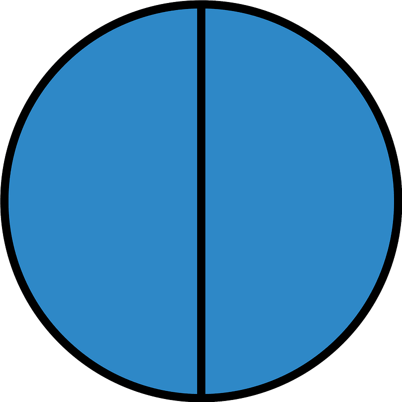 Blue Circle Fractions 2|2 clipart. Free download transparent .PNG ...