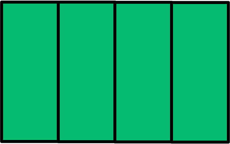 Green Rectangle Fractions 4|4 clipart. Free download transparent .PNG ...