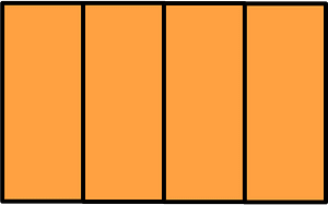 Orange Rectangle Fractions 4|4 clipart. Free download transparent .PNG ...