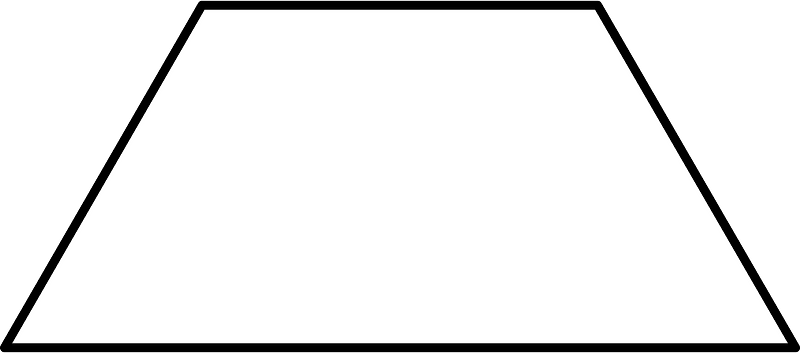 White Trapezoid clipart. Free download transparent .PNG | Creazilla