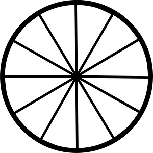 8-Section Spinner Wheel clipart. Free download transparent .PNG | Creazilla