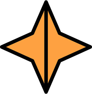 Four-pointed star fractions 0:2 clipart. Free download transparent .PNG ...