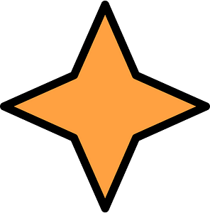 Four-pointed star fractions 0:1 clipart. Free download transparent .PNG ...