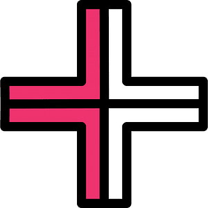 Pink Plus Fractions 2:4 - Free vector clipart images on creazilla.com