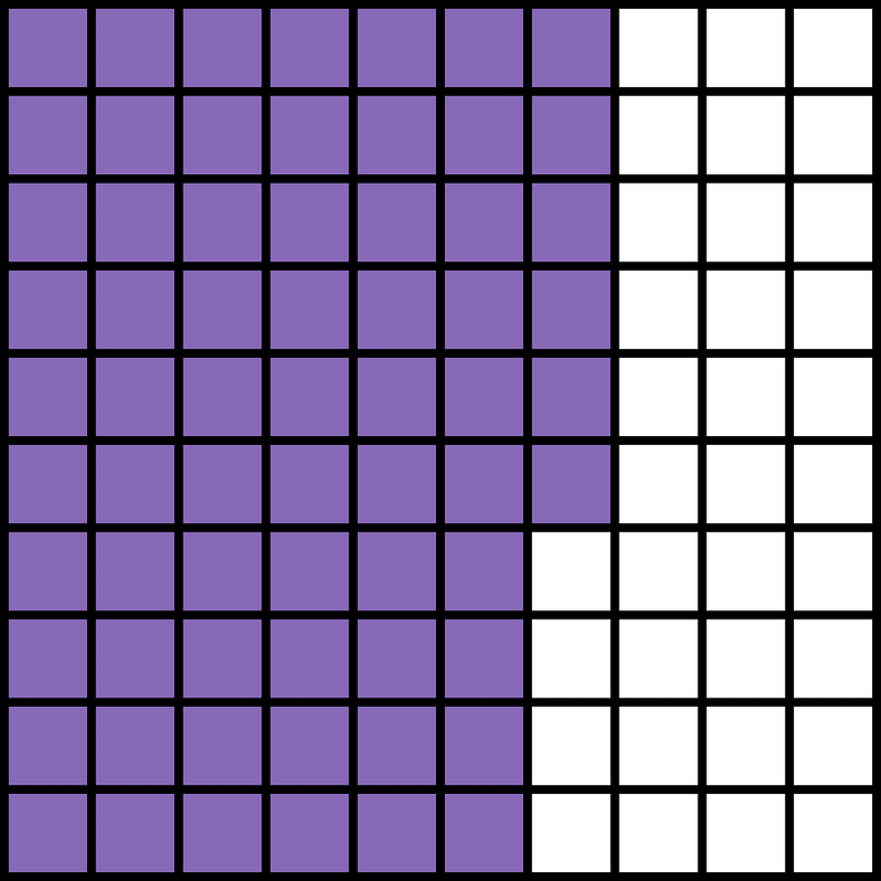 Violet Base Ten Squares 66:100 - Free vector clipart images on ...