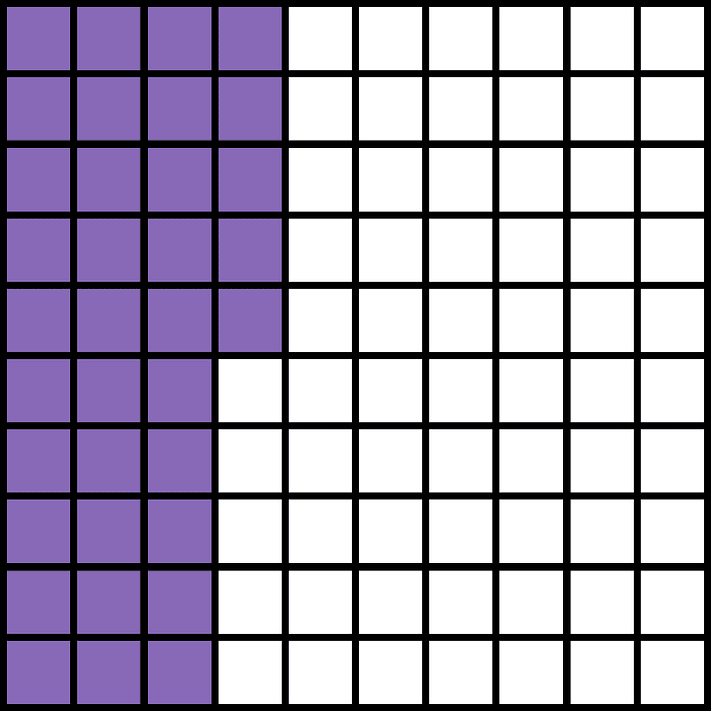 Violet Base Ten Squares 35:100 - Free vector clipart images on ...