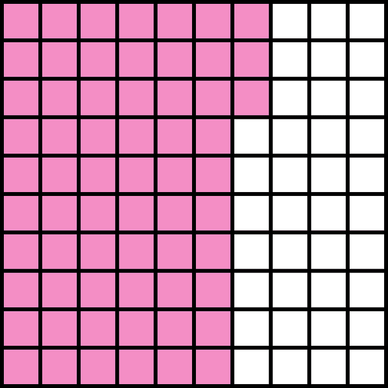 Purple Base Ten Squares 63:100 - Free vector clipart images on ...