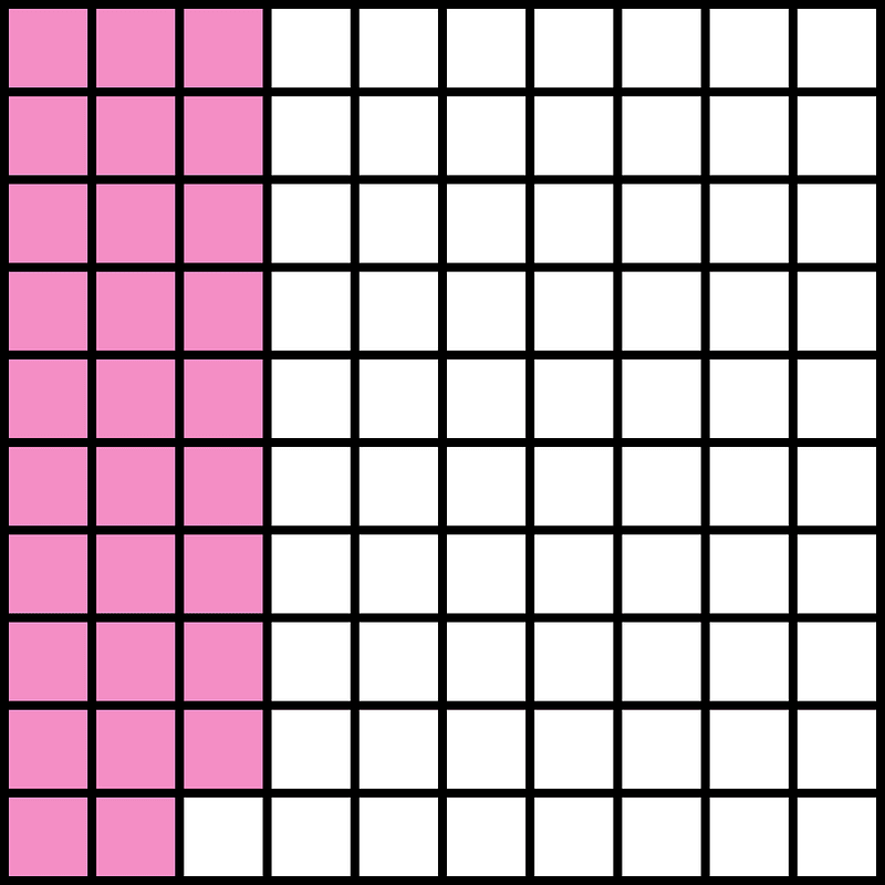 Purple Base Ten Squares 29:100 - Free vector clipart images on ...