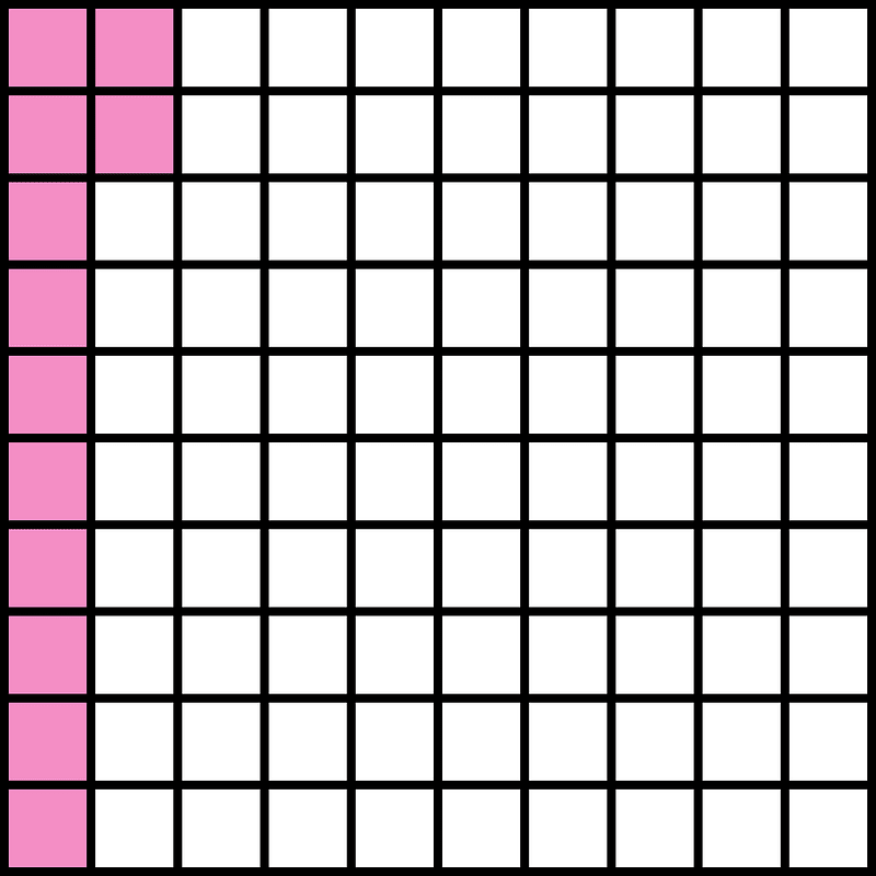 Purple Base Ten Squares 12:100 - Free vector clipart images on ...