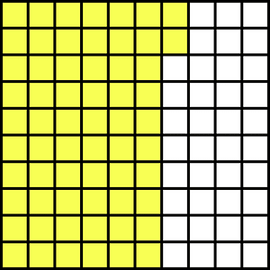 Yellow Base Ten Squares 62:100 - Free vector clipart images on ...