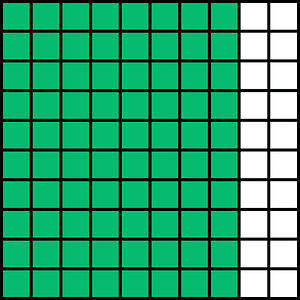Green Base Ten Squares 80:100 - Free vector clipart images on creazilla.com