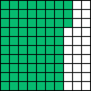 Green Base Ten Squares 73:100 - Free vector clipart images on creazilla.com