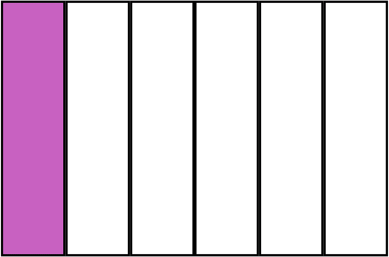 Magenta Rectangle Fraction 1:6 clipart. Free download transparent .PNG ...