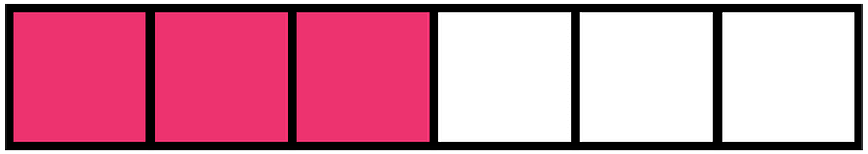 Pink Rectangle Fraction 3:6 clipart. Free download transparent .PNG ...