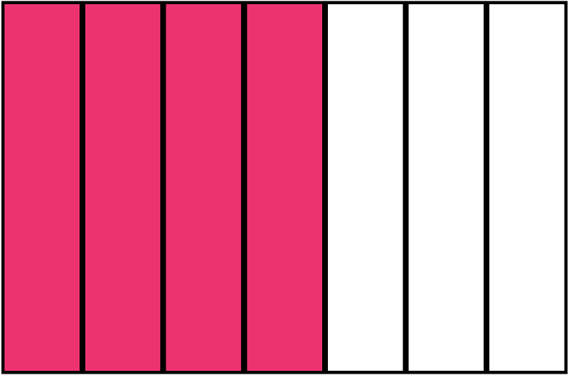 Pink Rectangle Fraction 4:7 clipart. Free download transparent .PNG ...