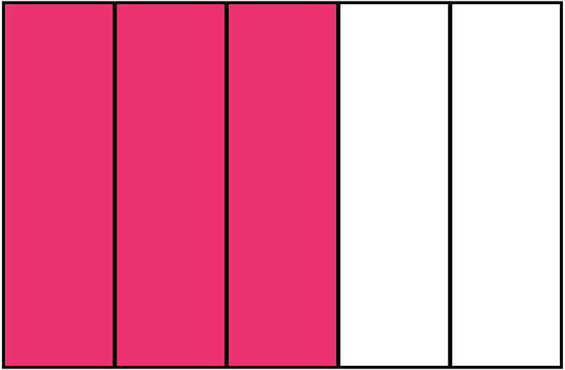 Pink Rectangle Fraction 3:5 clipart. Free download transparent .PNG ...