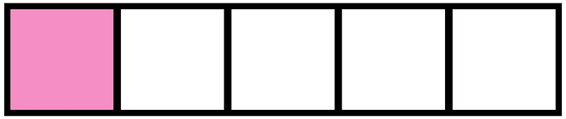 Purple Rectangle Fraction 1:5 - Free vector clipart images on creazilla.com