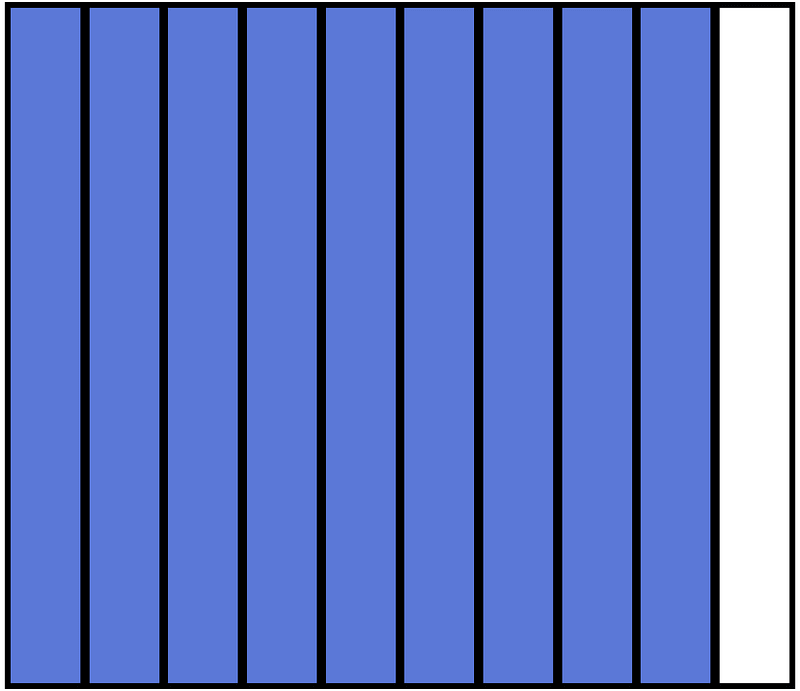 Ultramarine Rectangle Fraction 9:10 clipart. Free download transparent ...