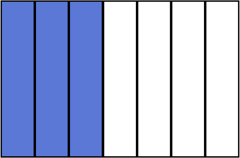 Ultramarine Rectangle Fraction 3:7 clipart. Free download transparent ...