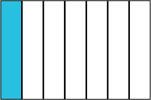 Cerulean-Blue Rectangle Fraction 1:7 - Free vector clipart images on ...