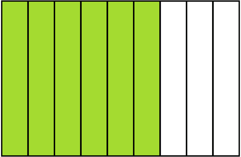 Lime Rectangle Fraction 6:9 - Free vector clipart images on creazilla.com