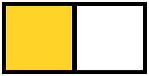 Yellow-Amber Rectangle Fraction 1:2 clipart. Free download transparent ...