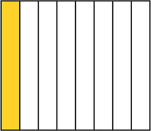 Yellow-Amber Rectangle Fraction 1:8 clipart. Free download transparent ...