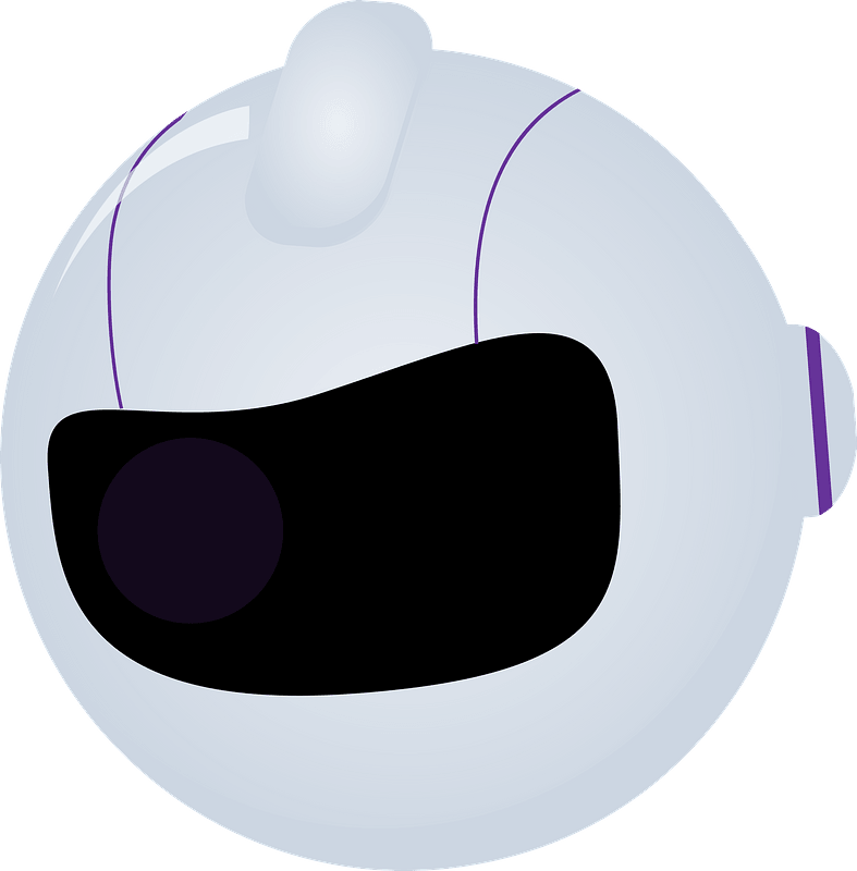 Robot head clipart. Free download transparent .PNG | Creazilla