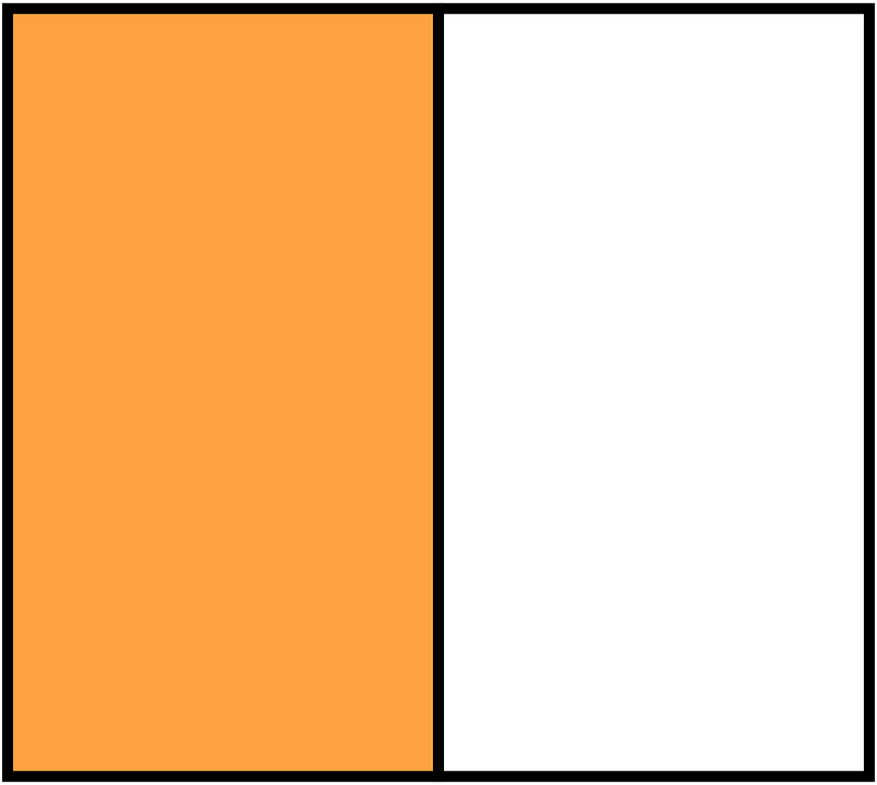 Orange Rectangle Fraction 1:2 clipart. Free download transparent .PNG ...
