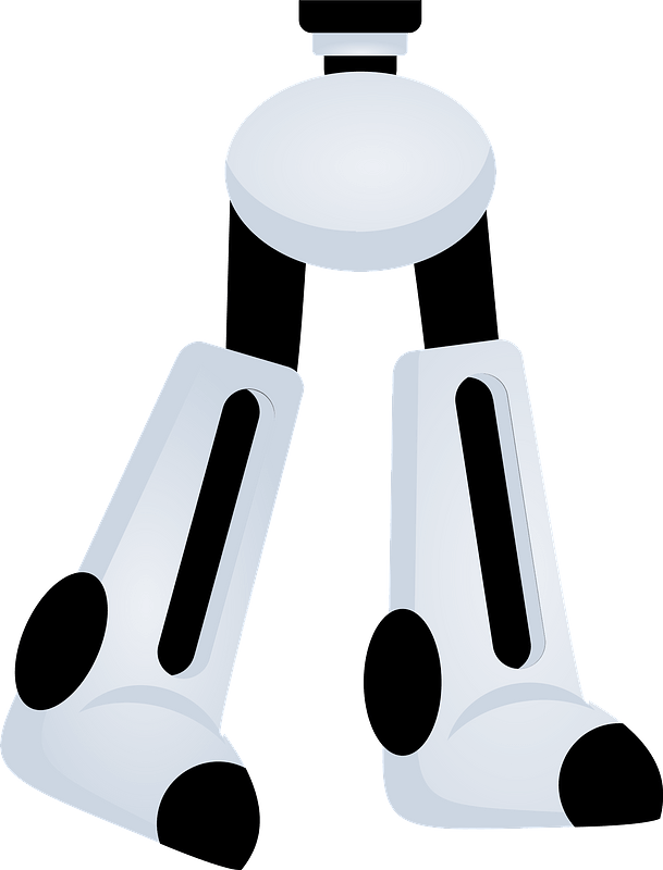 Robot legs - Free vector clipart images on creazilla.com