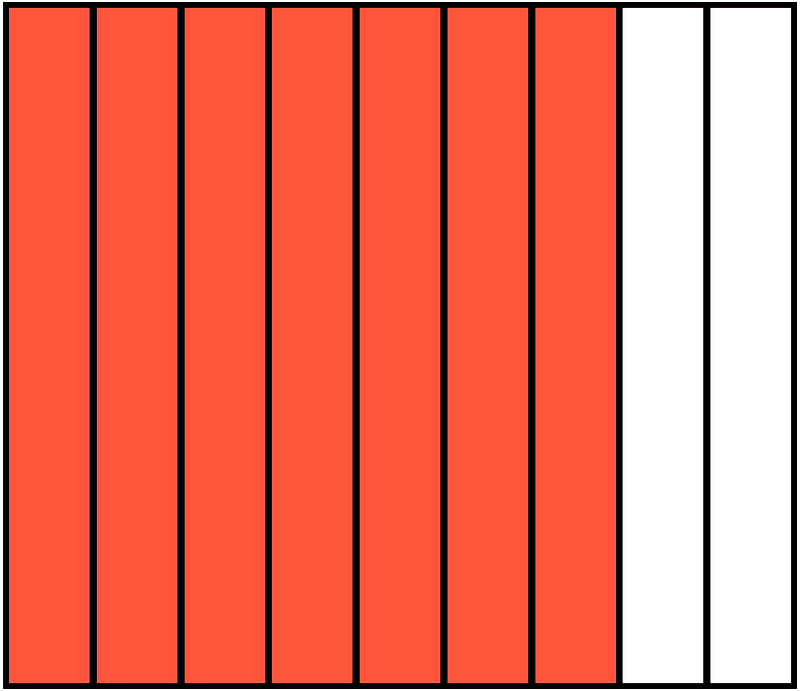 Vermilion Rectangle Fraction 7:9 - Free vector clipart images on ...