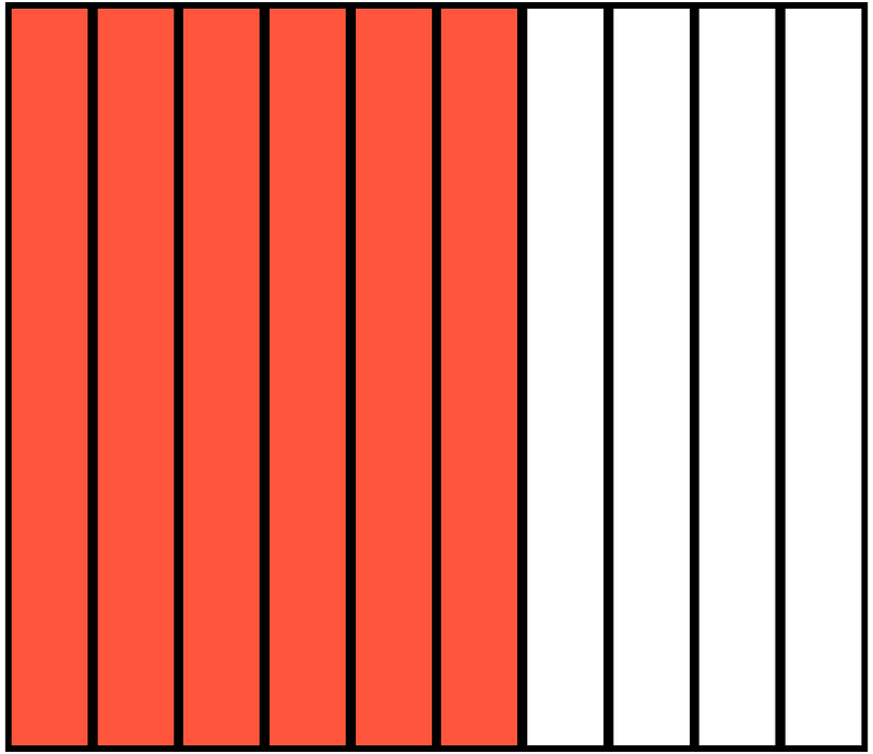 Vermilion Rectangle Fraction 6:10 clipart. Free download transparent ...
