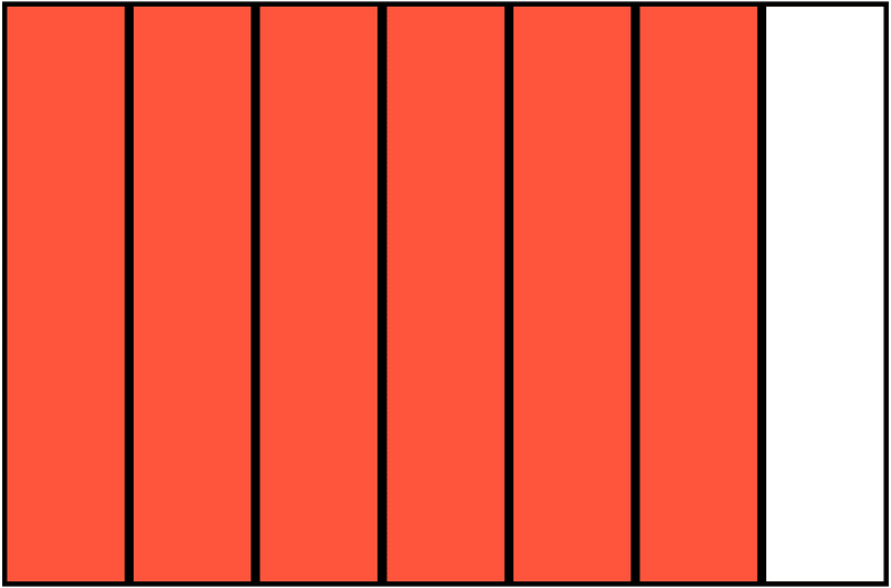 Vermilion Rectangle Fraction 6:7 clipart. Free download transparent ...