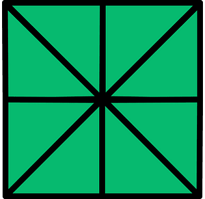 Green Square Fraction 5:8 clipart. Free download transparent .PNG ...