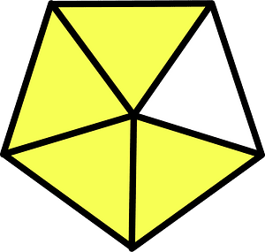 Green Pentagon Fraction 4:5 clipart. Free download transparent .PNG ...