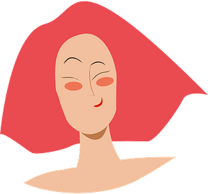 Woman head - Free vector clipart images on creazilla.com