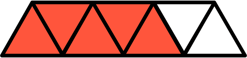 Vermilion Triangles Fraction 5:7 clipart. Free download transparent ...