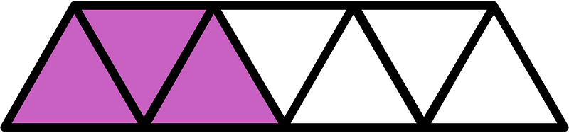 Magenta Triangles Fraction 3:7 clipart. Free download transparent .PNG ...